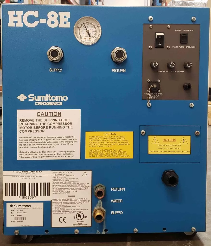 HC-8E MRI Compressors | TEMPE
