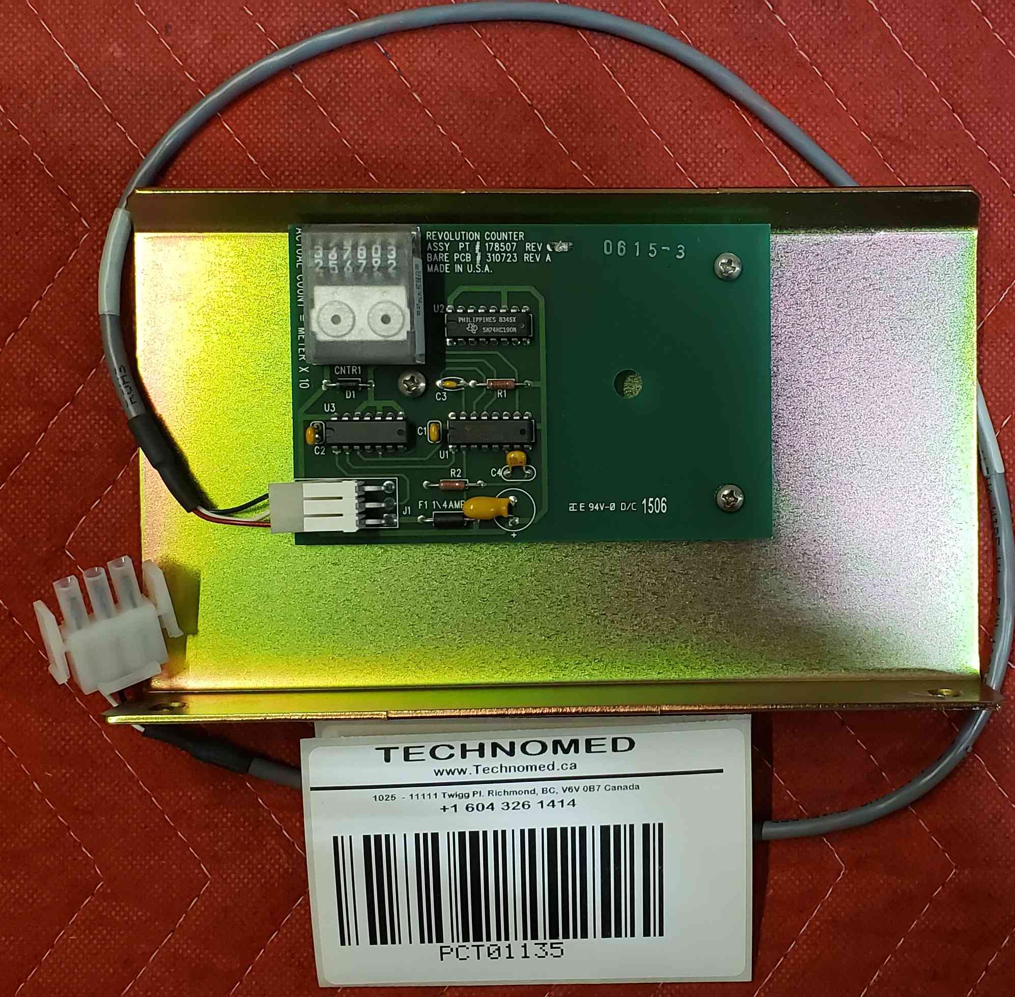 178507 Revolution Counter Board | TEMPE