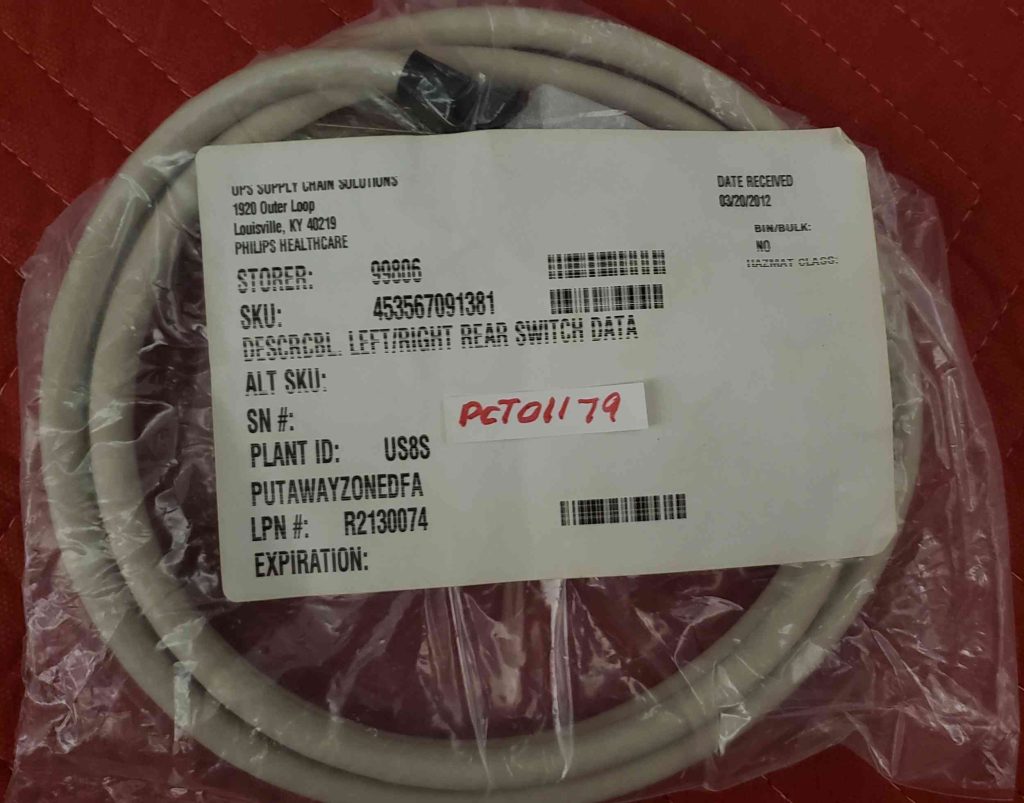 Philips Cable Left/Right Rear Switch DATA | TEMPE