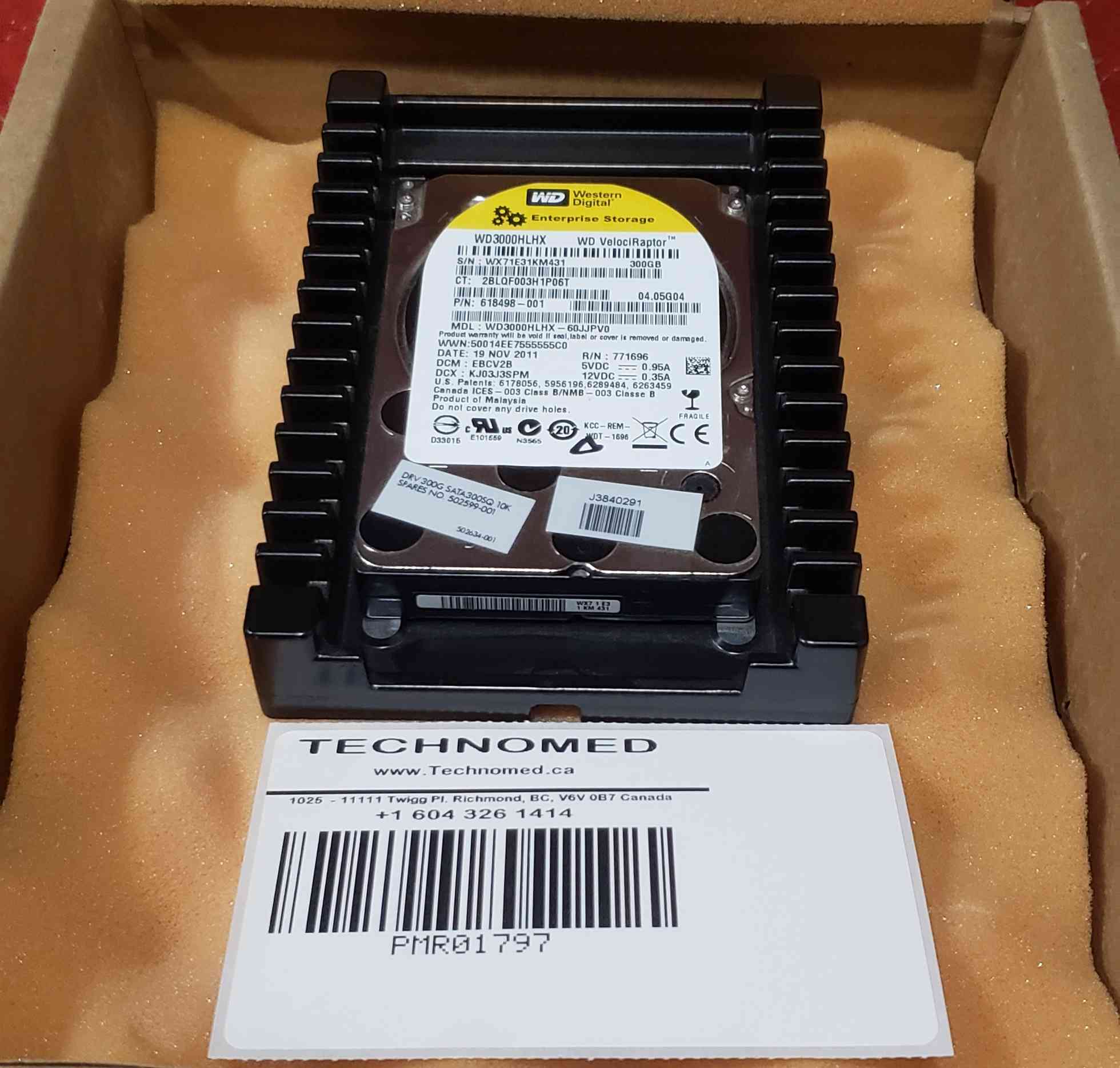 MRI Hard Disk Driver 300GB 10K RPM | TEMPE