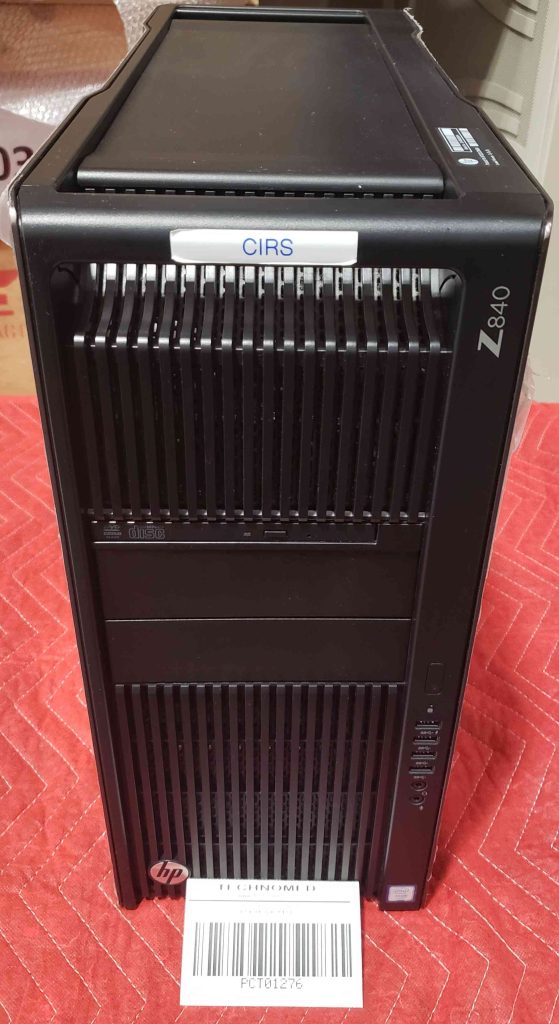 HP CIRS Z840 Computer | TEMPE