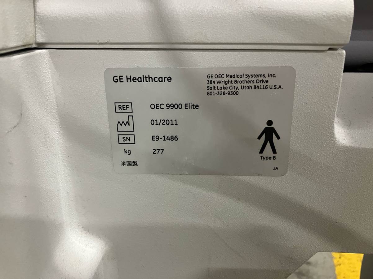 GE C-ARM-OEC 9900 Elite | TEMPE