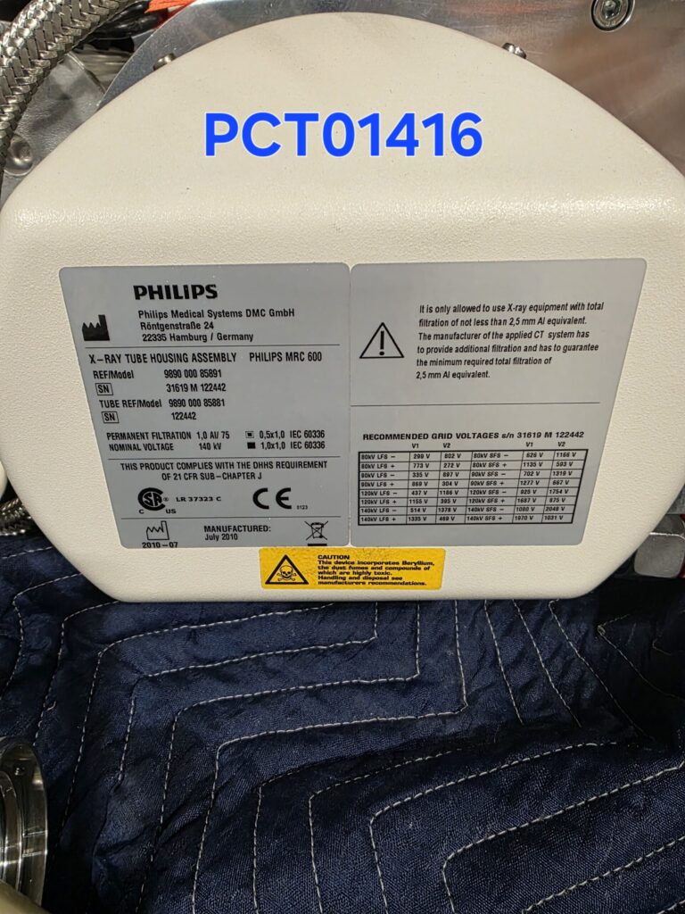 Philips MRC 600 XRAY TUBE | TEMPE